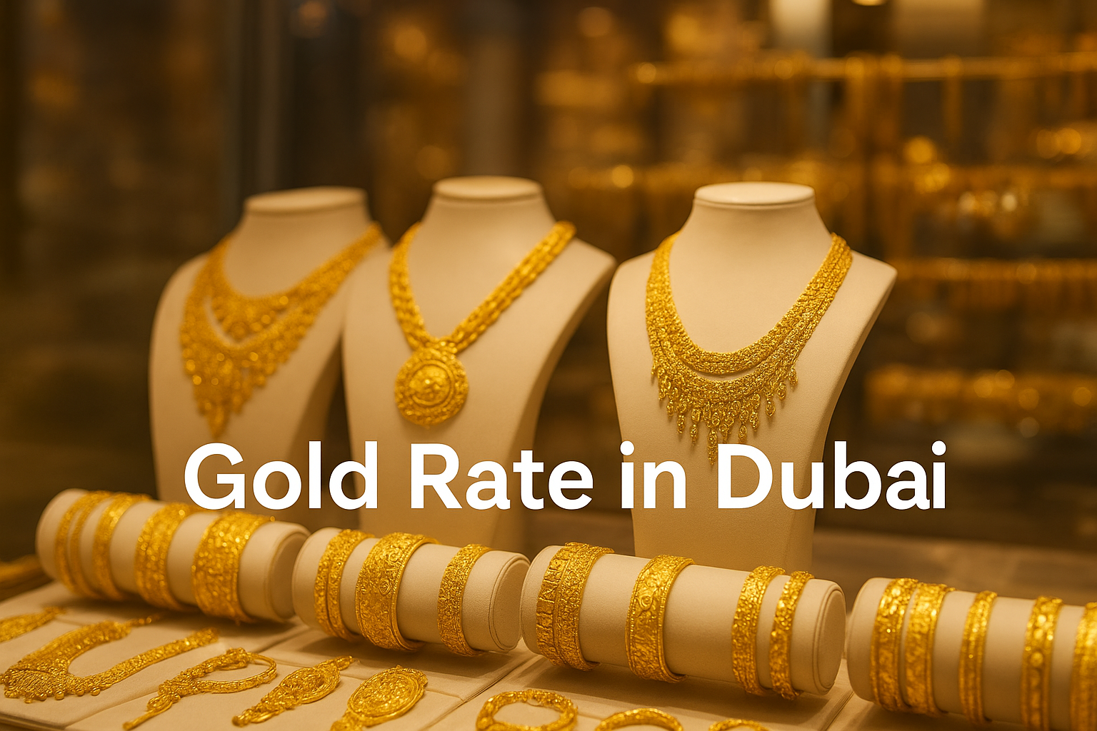 Gold Rate in Dubai Today – 22K, 24K Per Gram Update